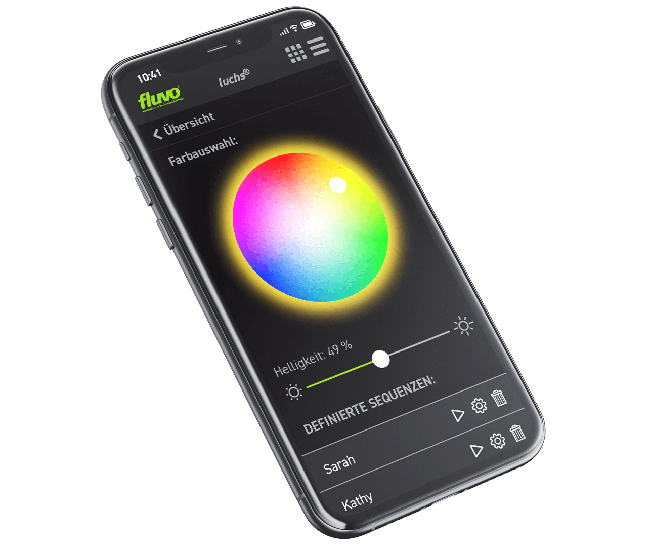 Poolbeleuchtung mit LED-Scheinwerfer luchs - fluvo® Schwimmbadtechnik