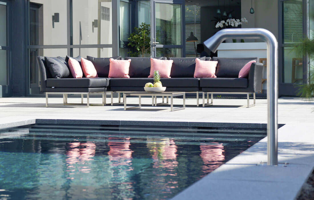 Water curtain systems - fluvo® Schwimmbadtechnik