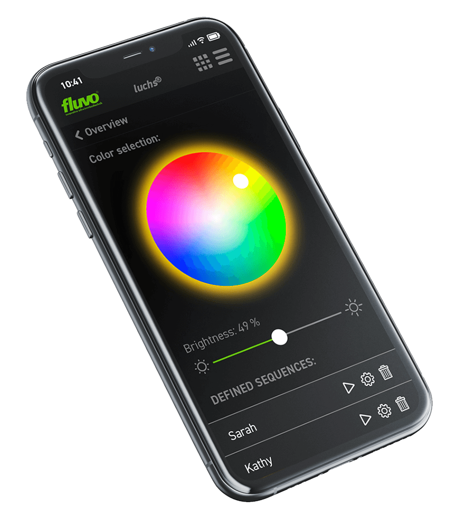 Pool lighting with luchs® LED spotlights - fluvo® Schwimmbadtechnik